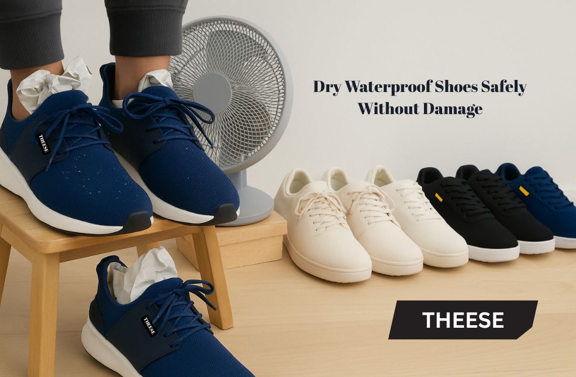 How to Dry Waterproof Shoes Safely Without Damage – THEESE