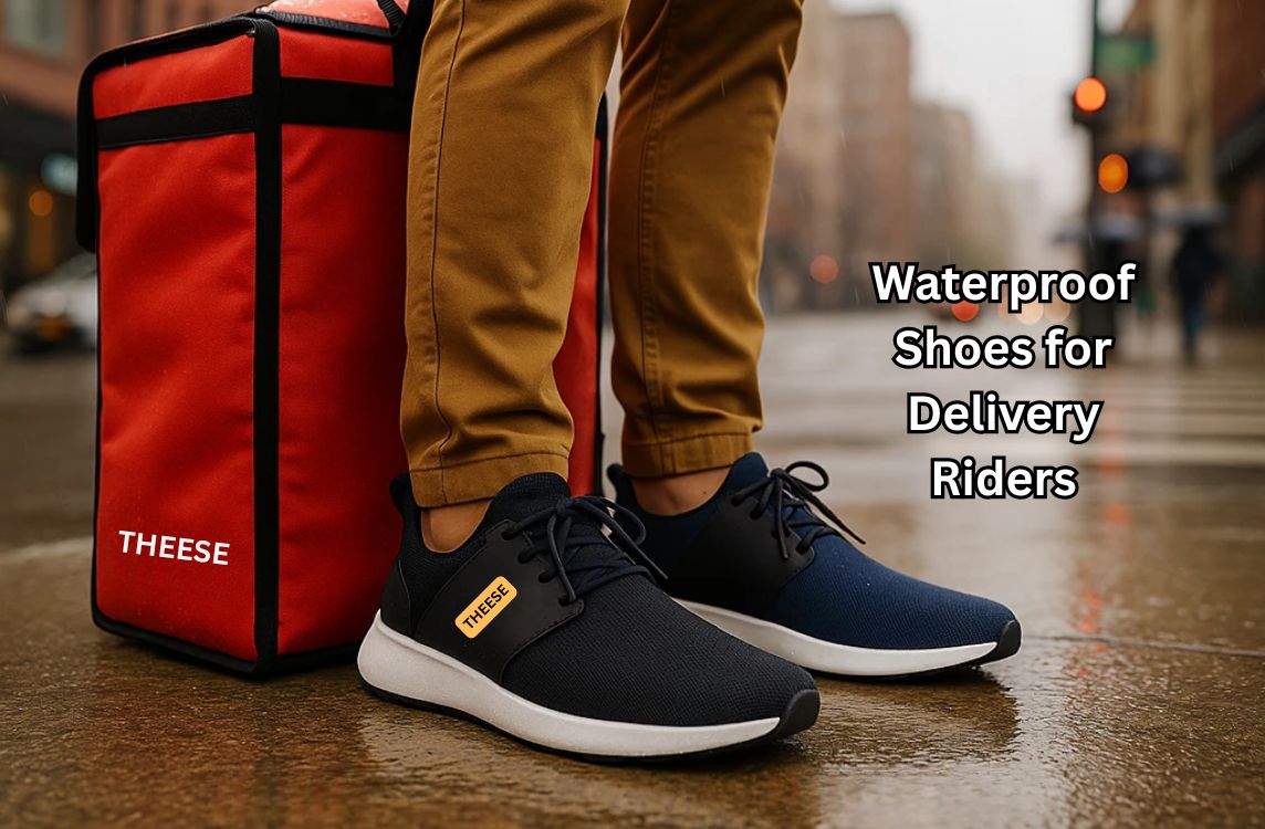 Waterproof Shoes for Delivery Riders | THEESE PURPOSE & FLOW