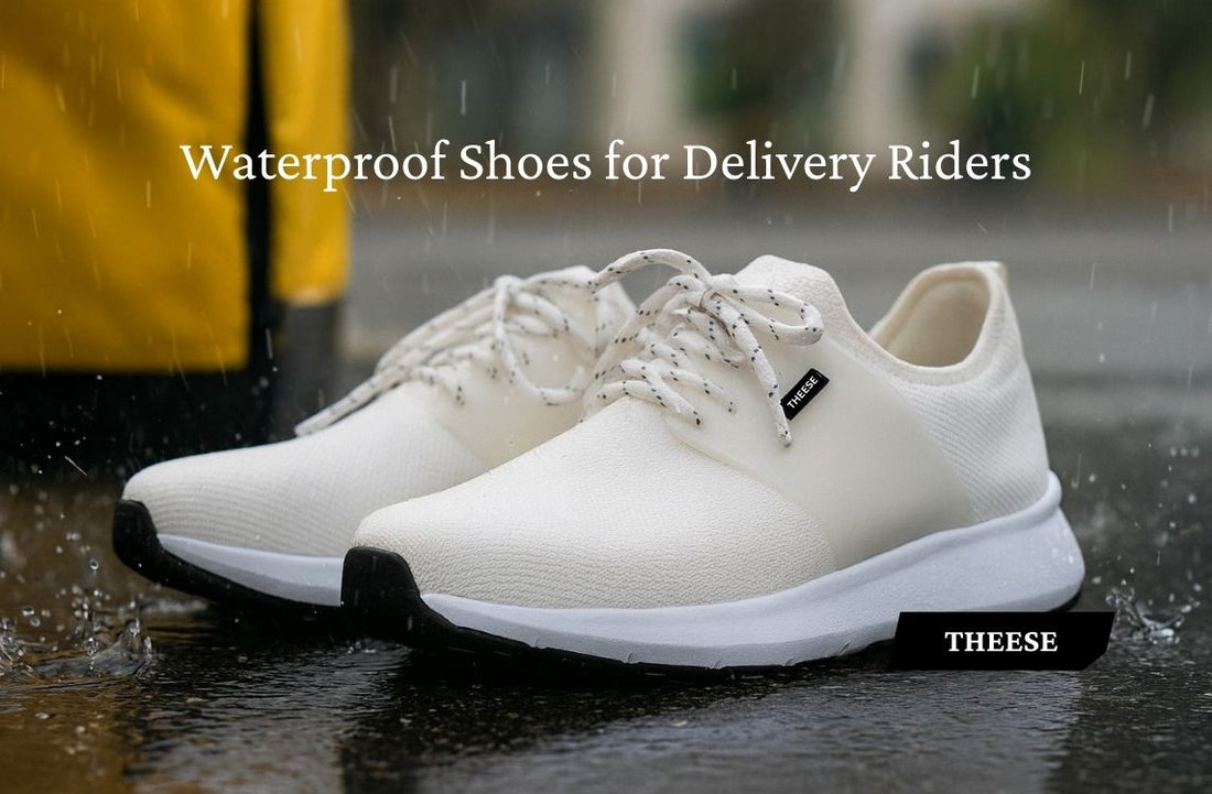 Waterproof Shoes for Delivery Riders – Grip & Foot Health – THEESE